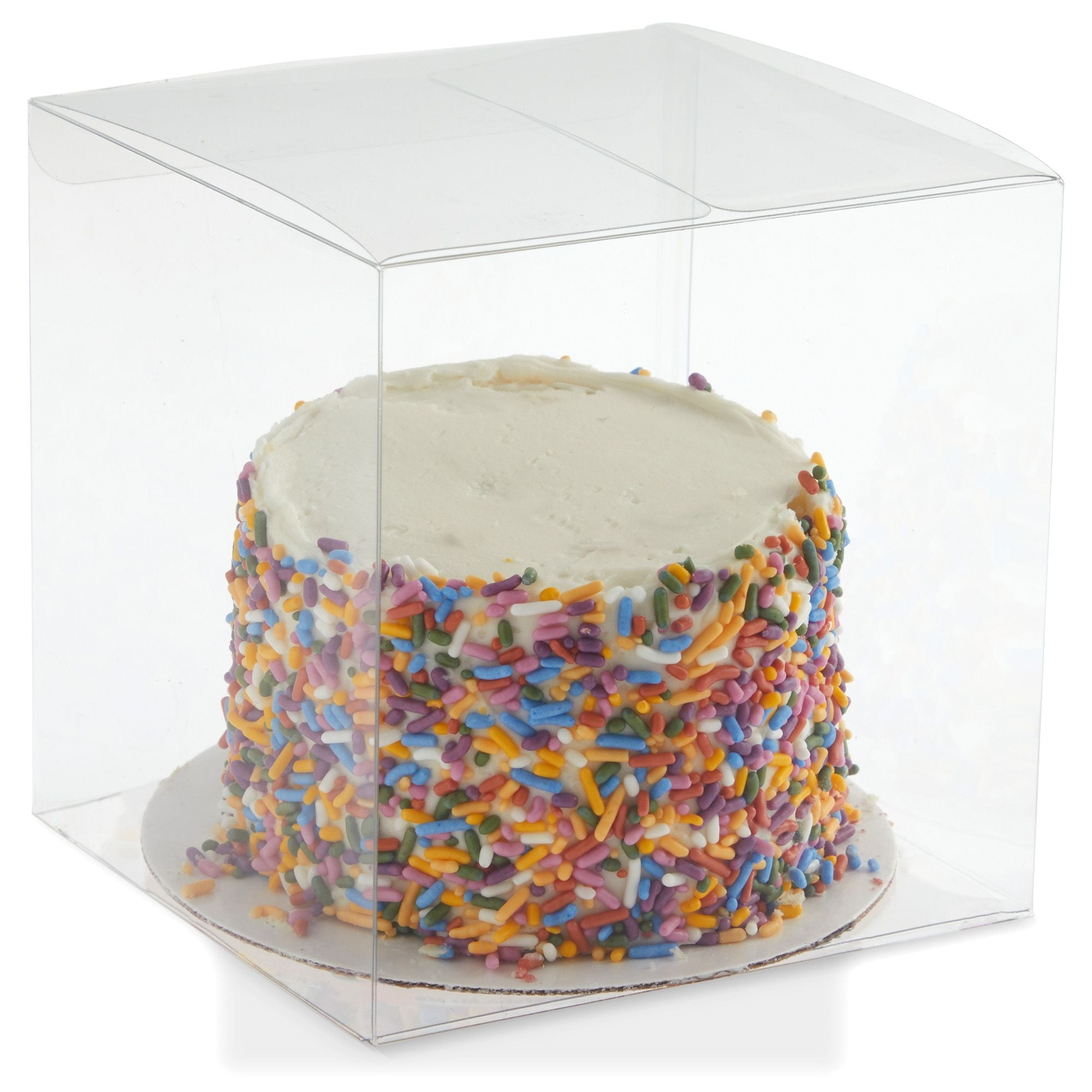 Walmart 30-Pack Clear Favor Boxes - 5x5x5 In Plastic for Wedding ...