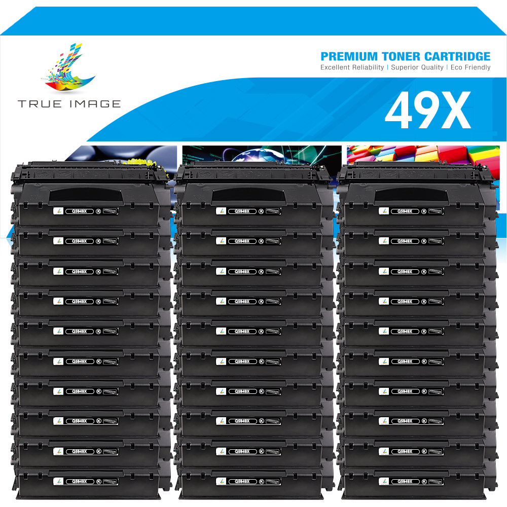 30-Pack Compatible Toner Cartridge for HP Q5949X 49X Work with 1160 ...