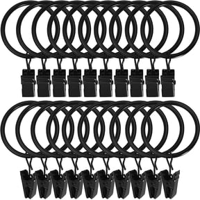 Armscye 44 Pack Metal Drapery Curtain Rings, 1.75 Inch Inner Diameter ...