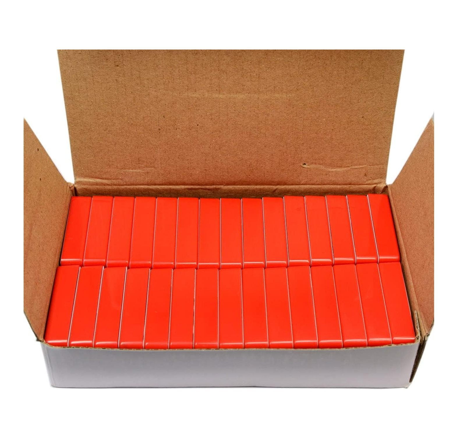 30-Pack Domino Magnets - Red Ceramic Magnets for Whiteboard ...