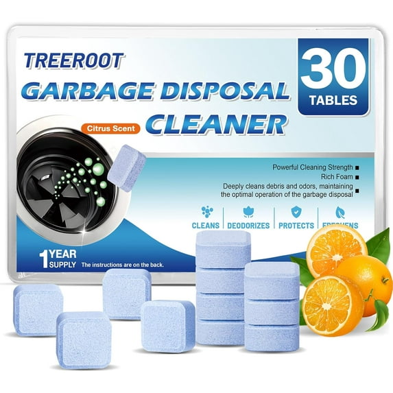 30 Pack Garbage Disposal Cleaner Tablets, Deodorizer, Foaming Sink ...
