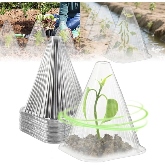 30 Pack Garden Cloches for Plants, Reusable Bell Plant Cover, Plant ...