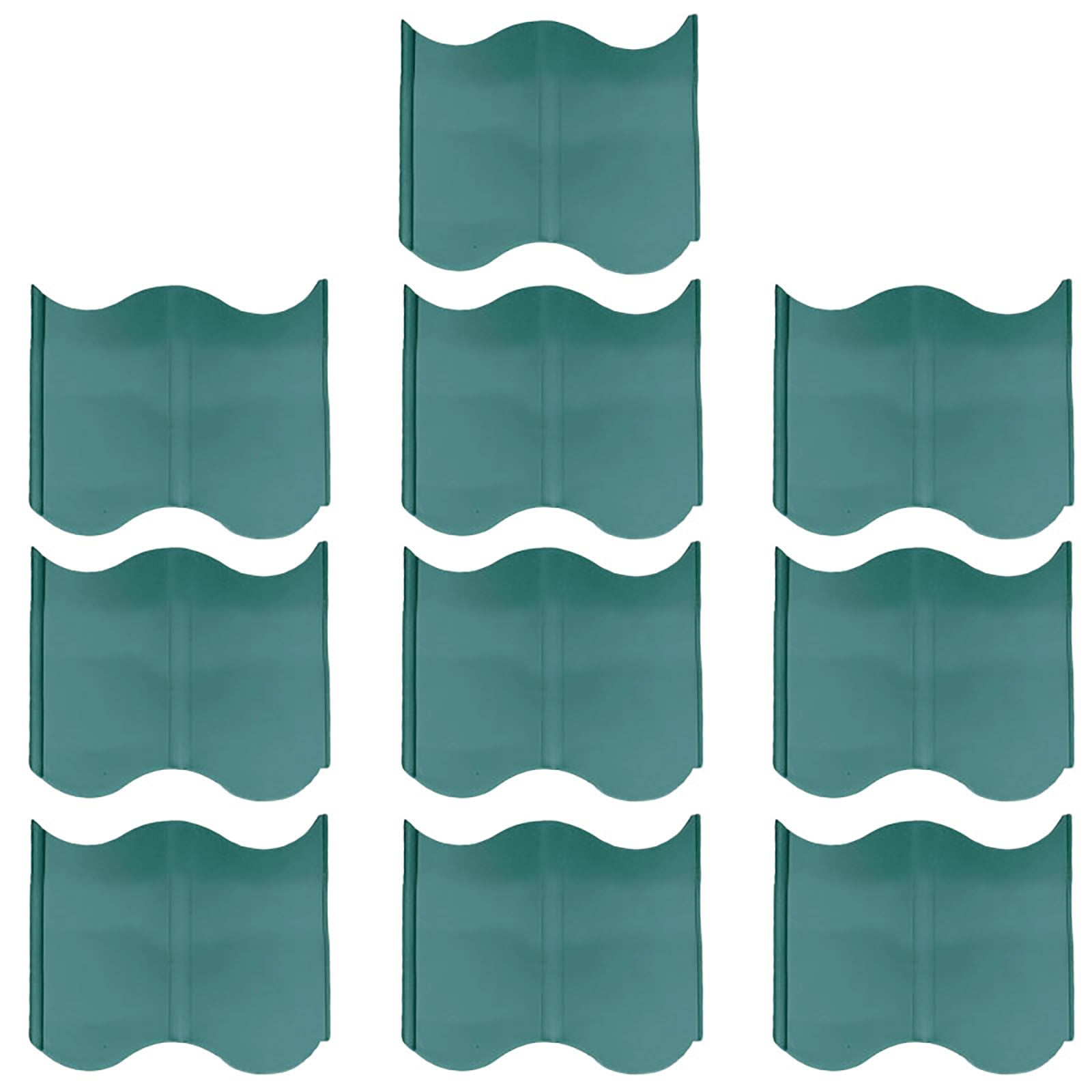 30 Pack Garden Edging Border, 5.90" x 5.51" Plastic Landscape Edging ...