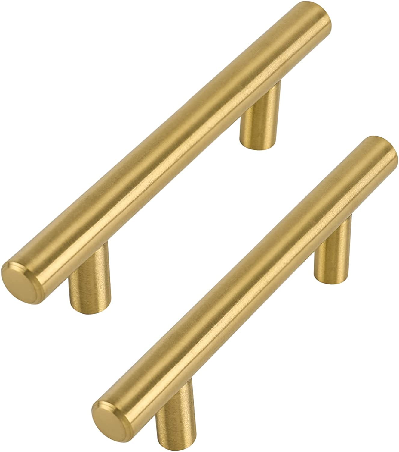 30 Pack/Gold Cabinet Pulls, Brushed Brass Cabinet Pulls Cabinet Handles ...