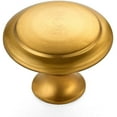 30 Pack Gold Kitchen Cabinet Knobs 1-1/4 Inch Round Drawer Pulls Gold ...