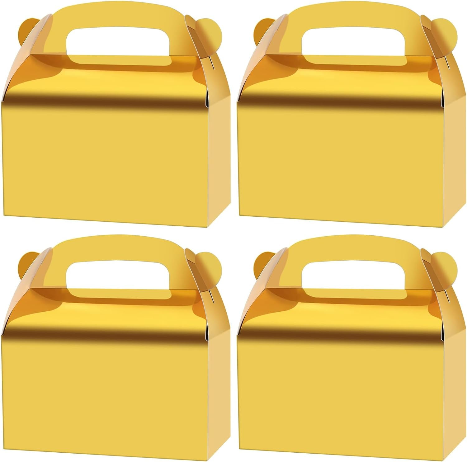 30-Pack Gold Party Favor Treat Boxes, Goodie Boxes, Gable Paper Gift ...