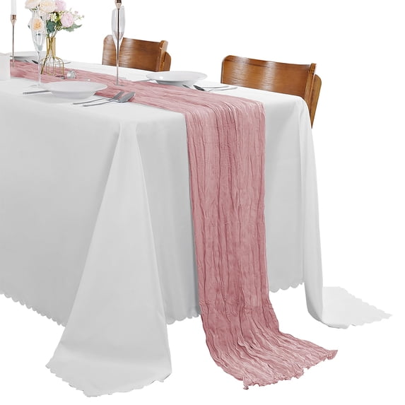 30 Pack Grey Green Cheesecloth Table Runner 9FT Rustic Sheer Table ...
