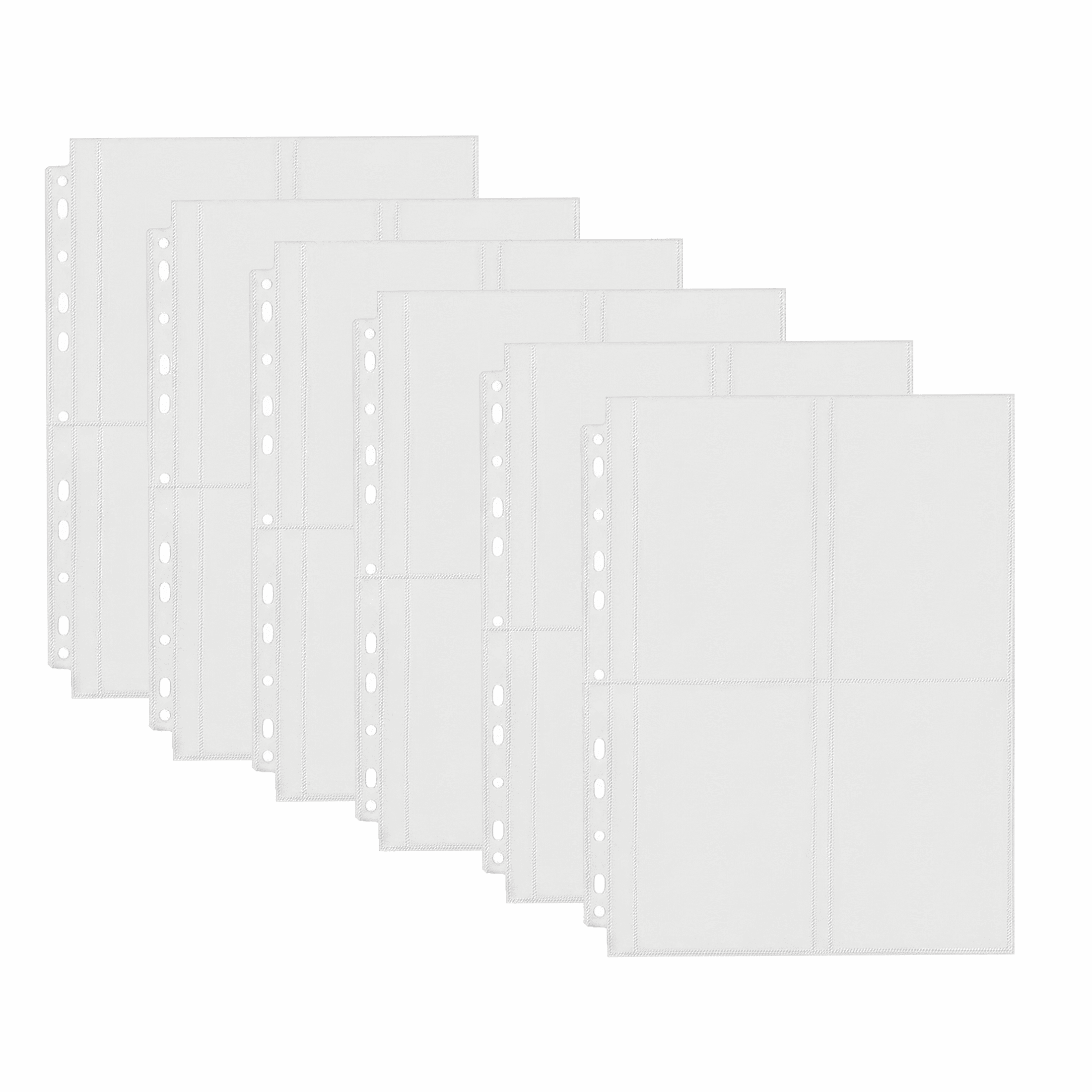 30 Pack Heavy Duty Photo Sleeves for 3 Ring Binder, 3.5x5 Plastic Album ...