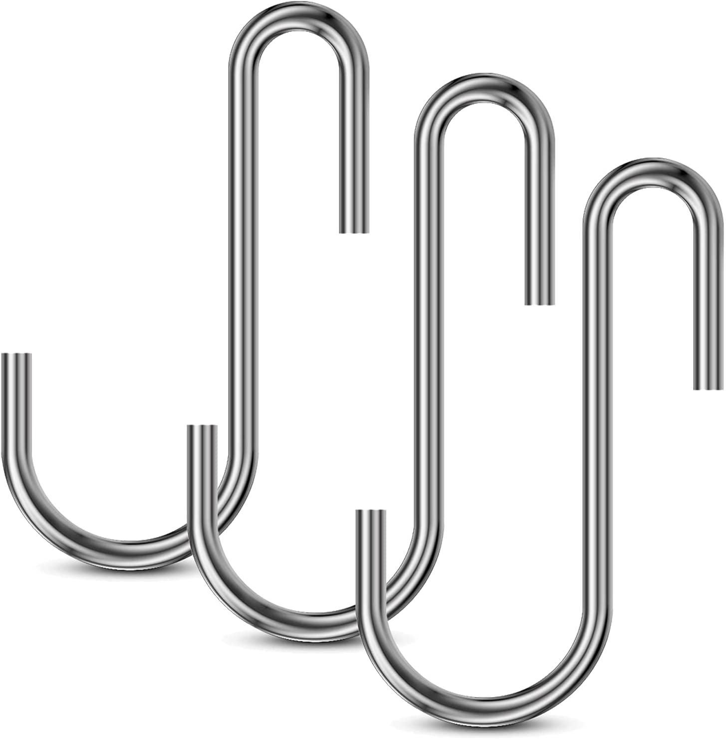 30 Pack Heavy Duty S Hooks Pan Holders Pot Rack Hooks for Hanging ...