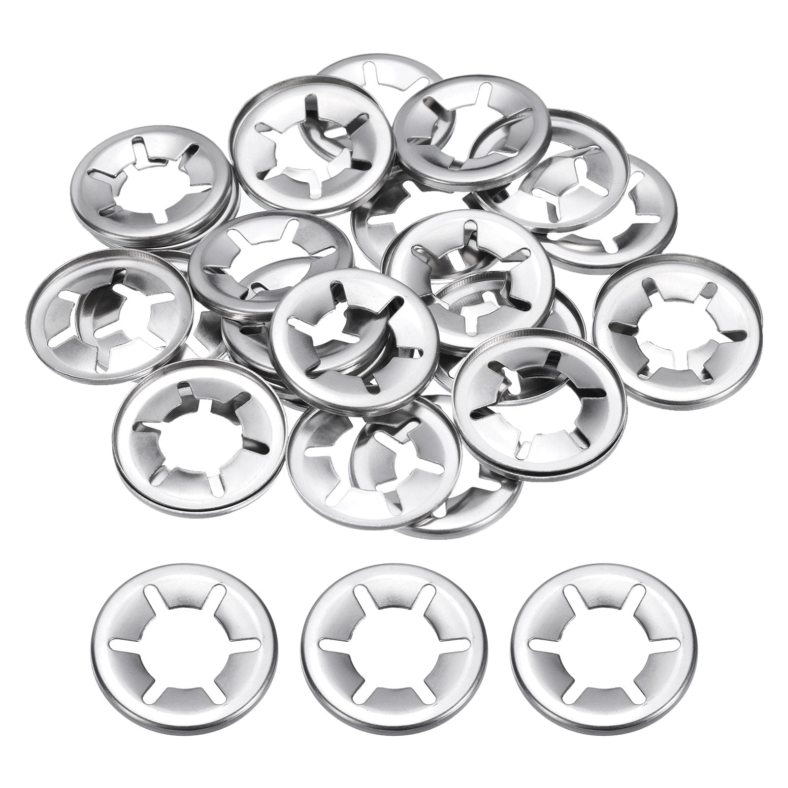 30 Pack Internal Tooth Star Lock Washers M16 Quick Locking Washers ...