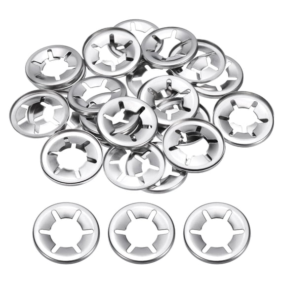 30 Pack Internal Tooth Star Lock Washers M16 Quick Locking Washers ...