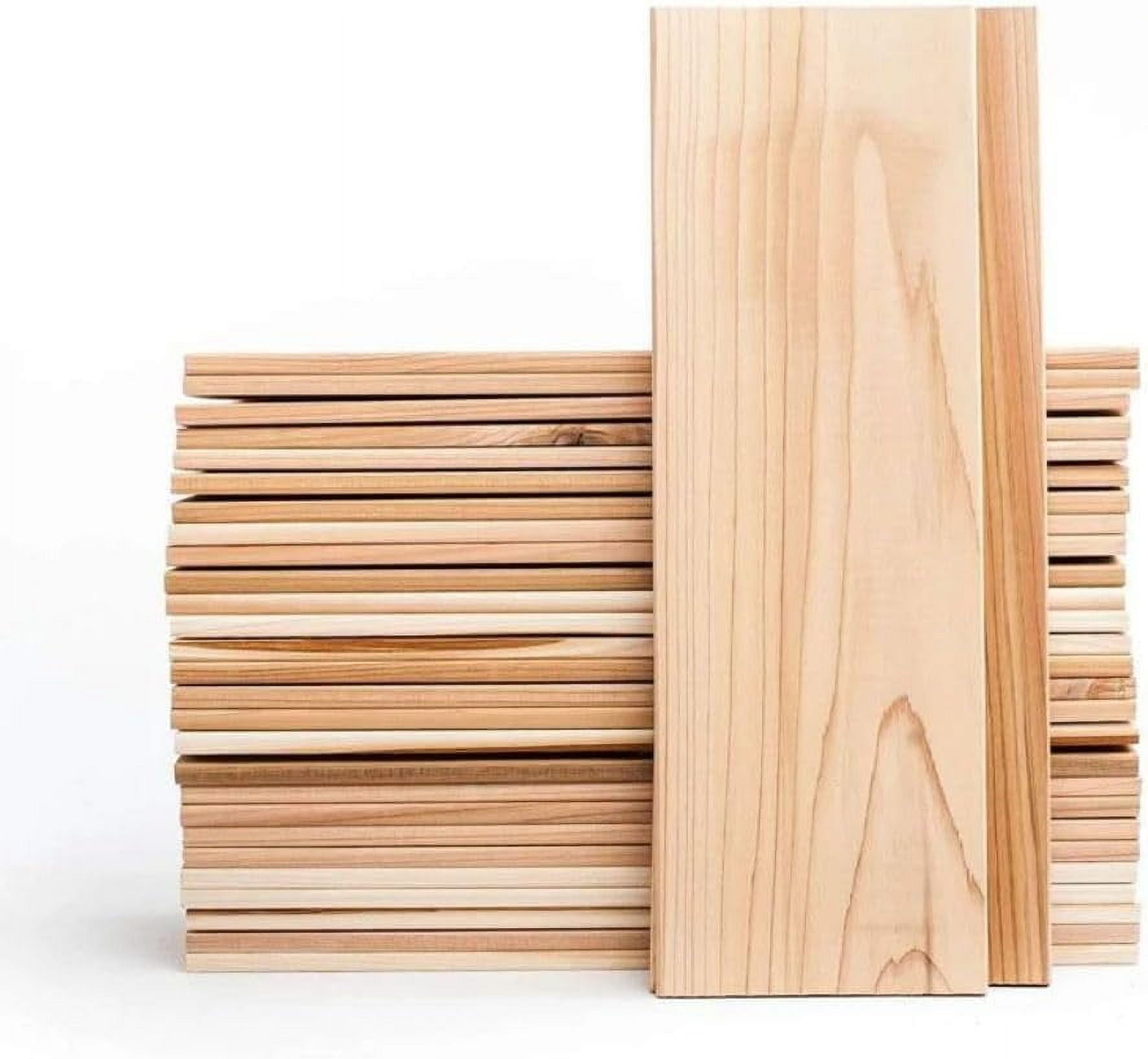 30 Pack of Large 5" x 15" Western Red Cedar Grilling Planks for Salmon ...