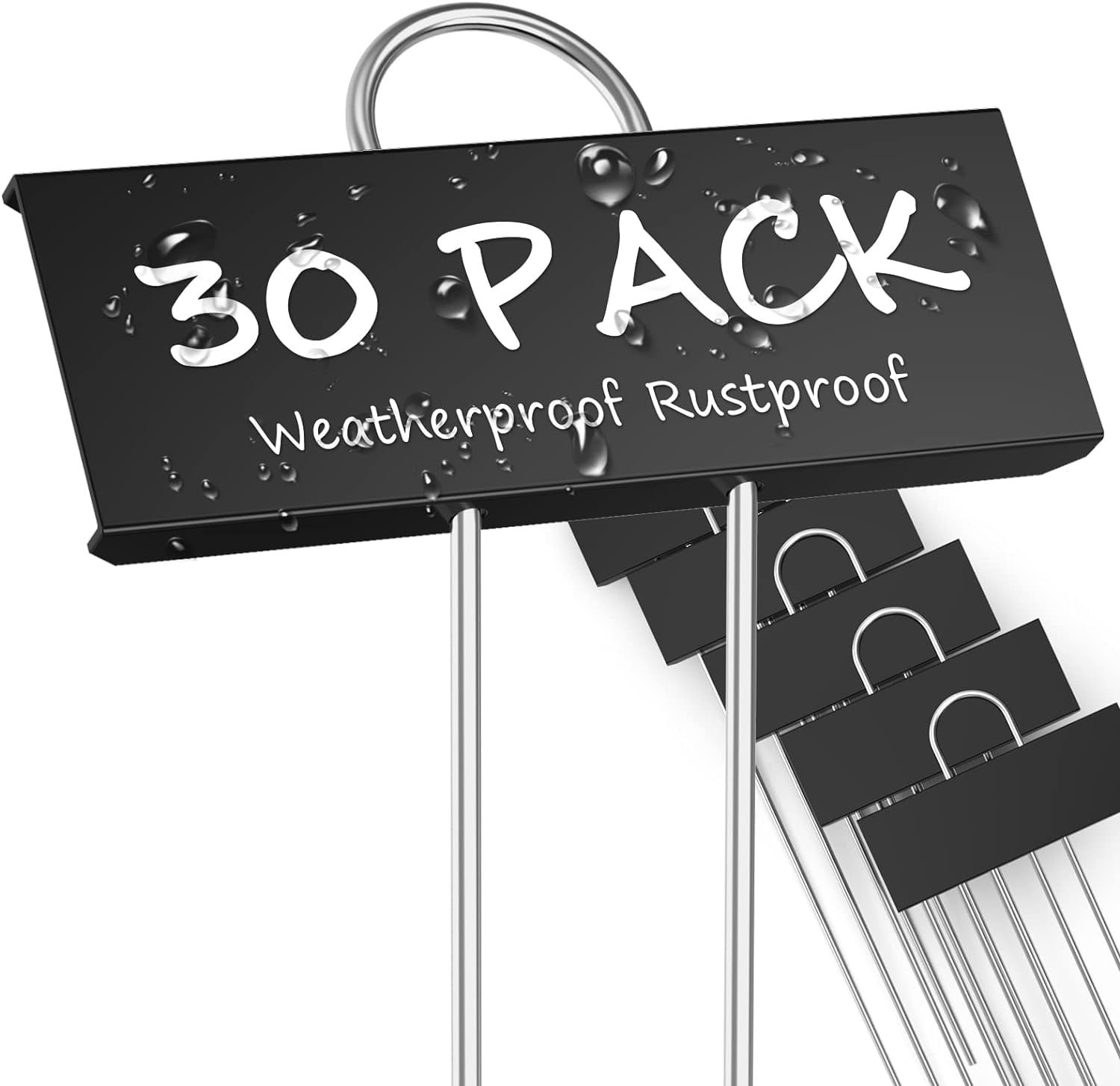 30-Pack Metal Plant Labels Weatherproof Garden Markers,Height 10.6 ...