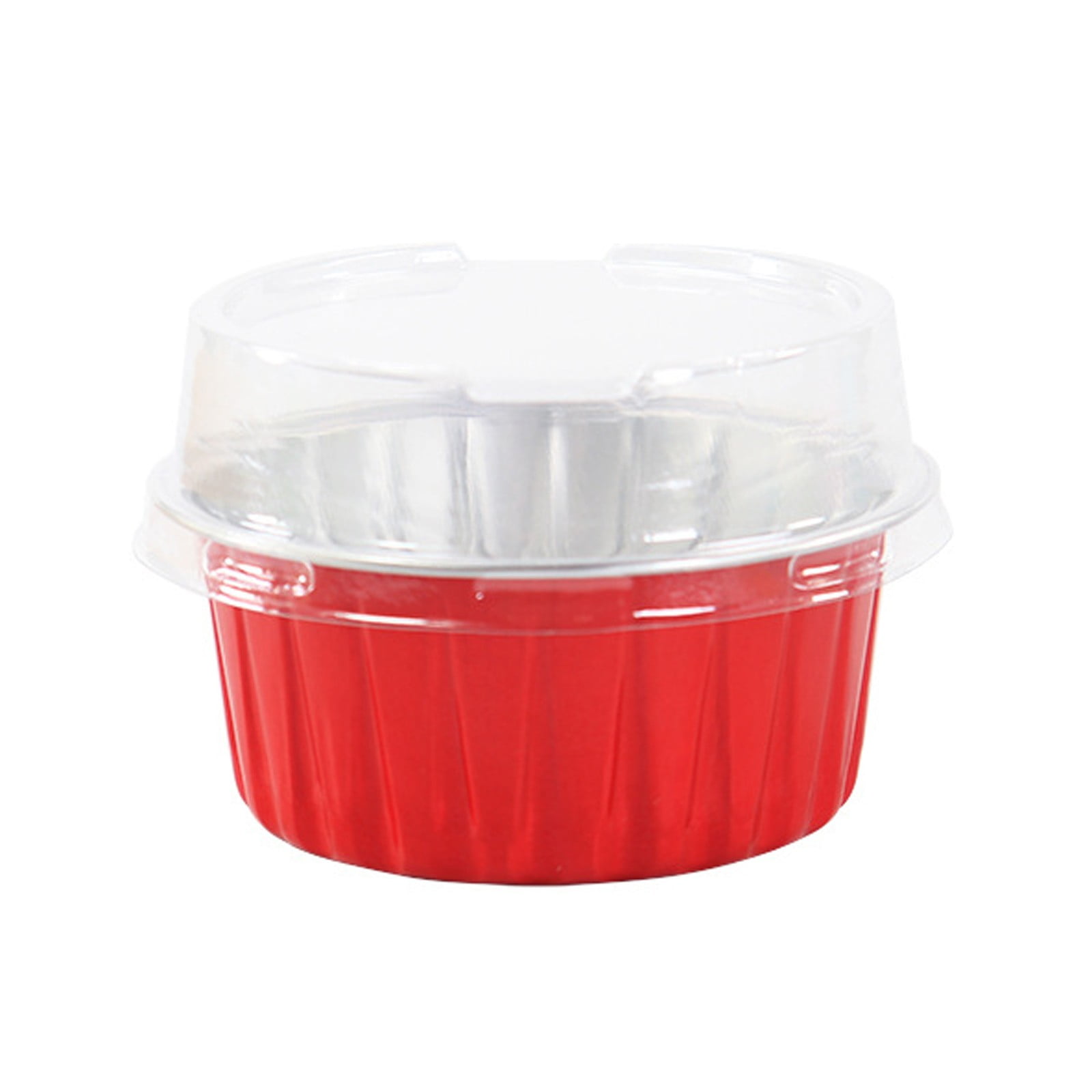 30 Pack Mini Disposable Cake Pans, Aluminum Foil Circular Baking Cups ...