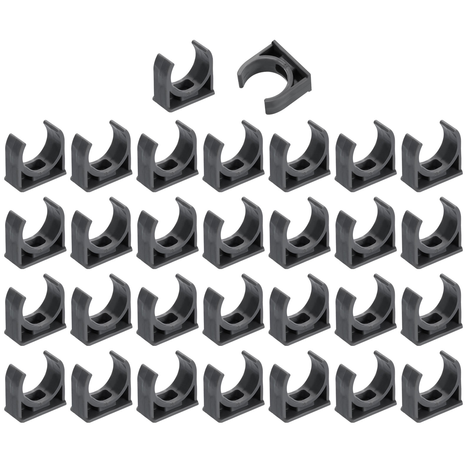 30 Pack Water Pipe Clamps Clips, U-Shaped Tubing Hose Buckles ...