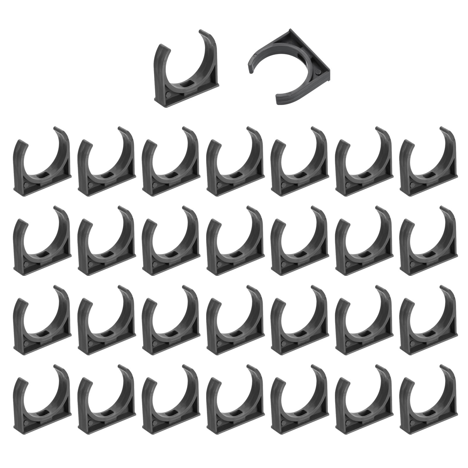 30 Pack Water Pipe Clamps Clips, U-Shaped Tubing Hose Buckles ...