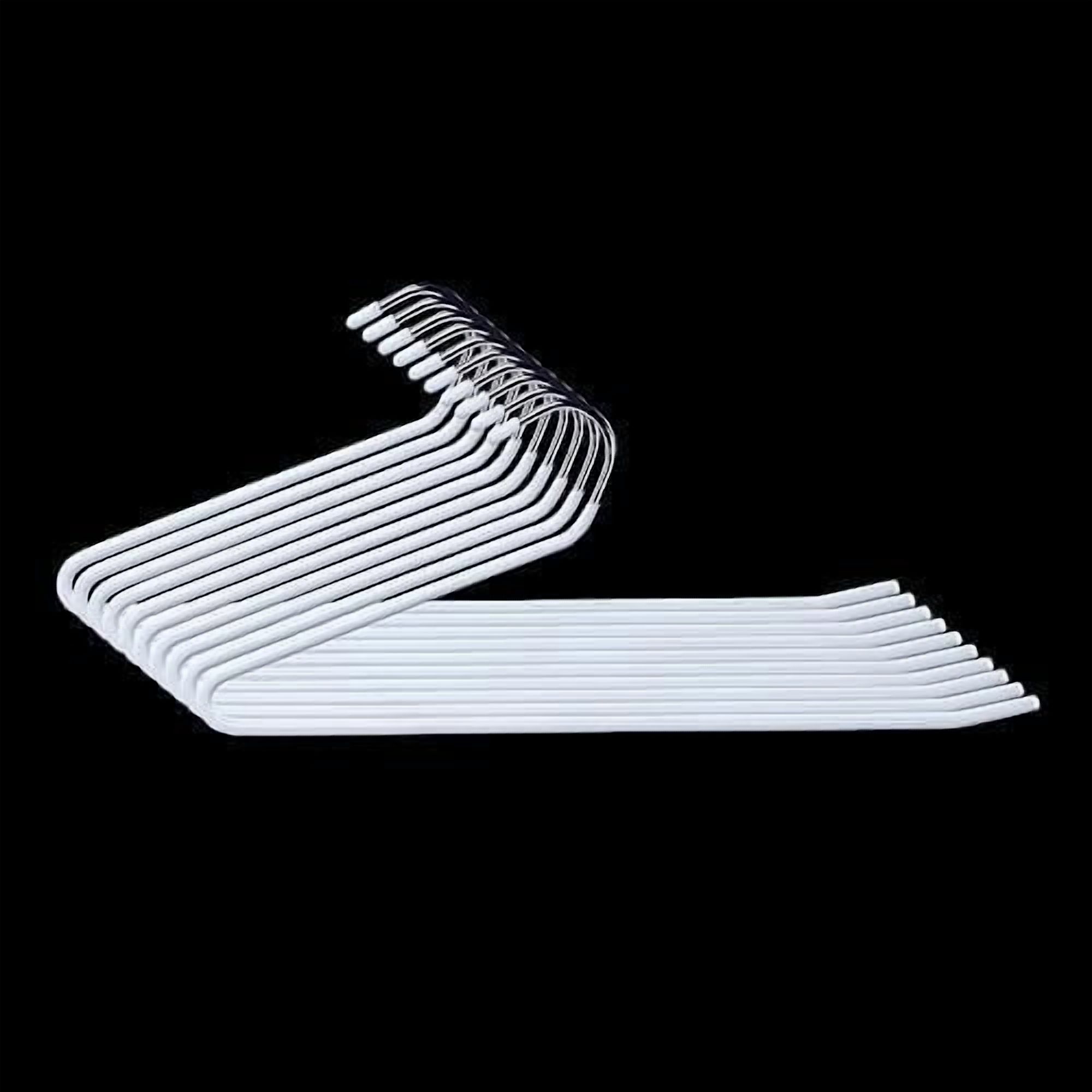 30 Pack Pants Hangers Space Saving, Open Ended Hangers for Pants, Scarf ...