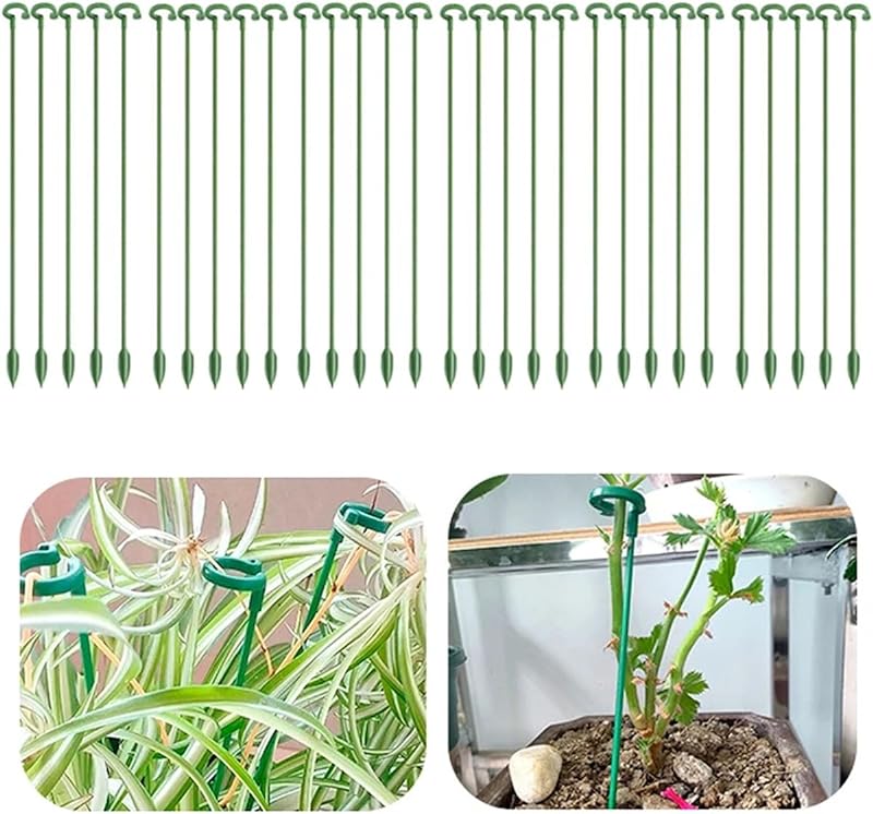 30 Pack Plant Support Stakes, Upgrade Plant Support Garden Stakes ...