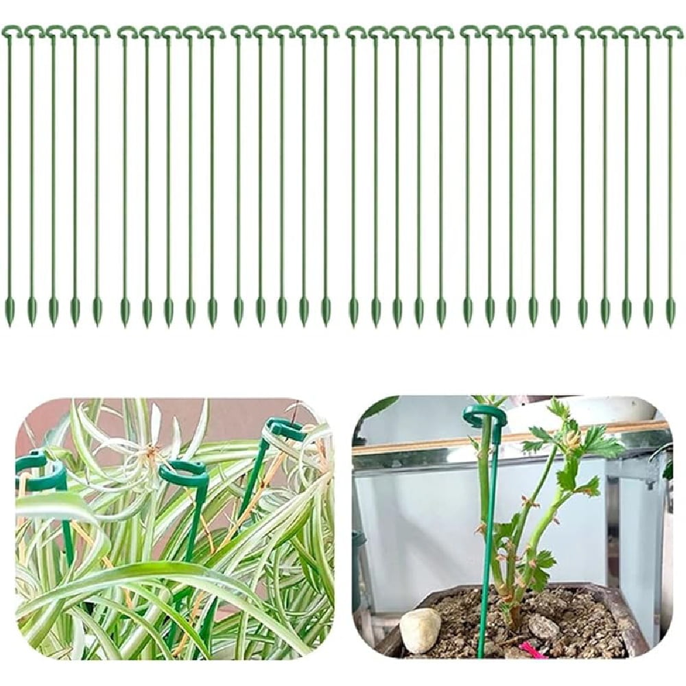 30 Pack Plant Support Stakes, Upgrade Plant Support Garden Stakes ...