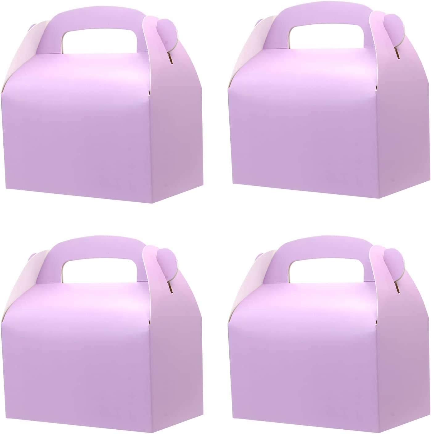 30-Pack Purple Party Favor Treat Boxes, Goodie Boxes, Gable Paper Gift ...