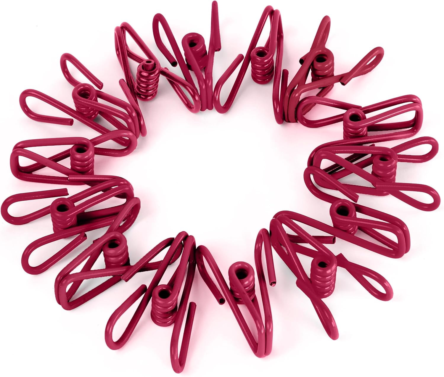 30 Pack Red Chip Bag Clips, 2 Inch PVC Coated Food Sealer, Multipurpose ...