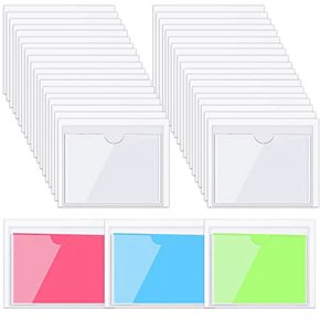 Self Adhesive Index Card Pockets