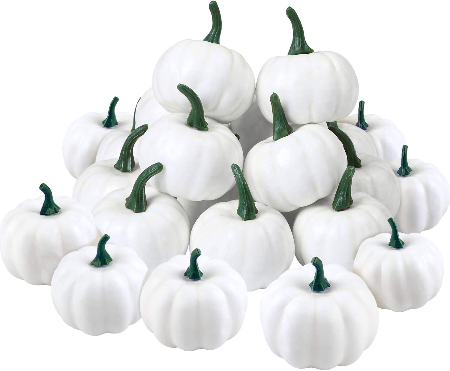 30 Pack Small Artificial Lifelike Pumpkin Fall Harvest Mini Pumpkins ...