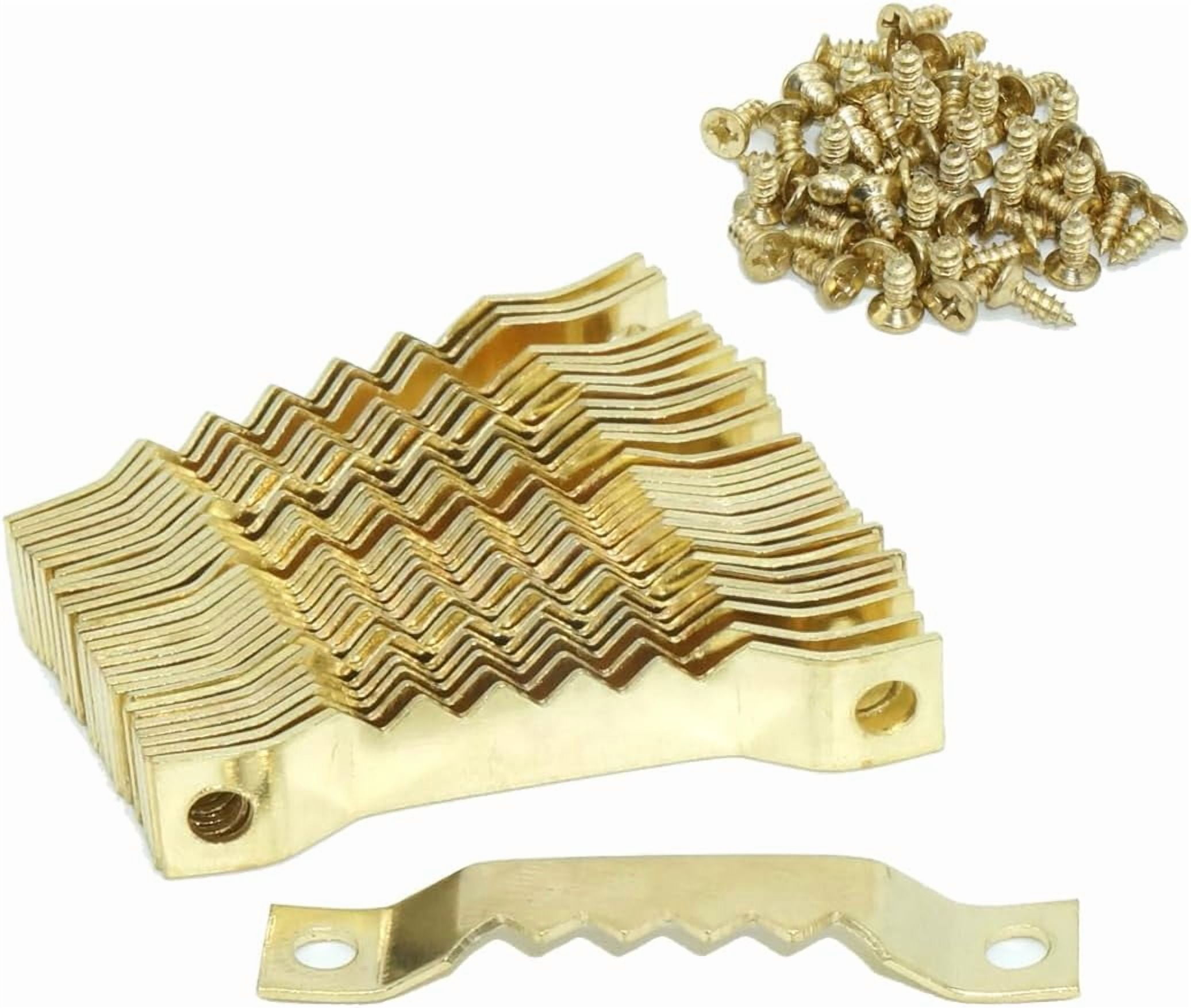 30 Pack Small Sawtooth Picture Hangers Steel Picture Hangers with ...