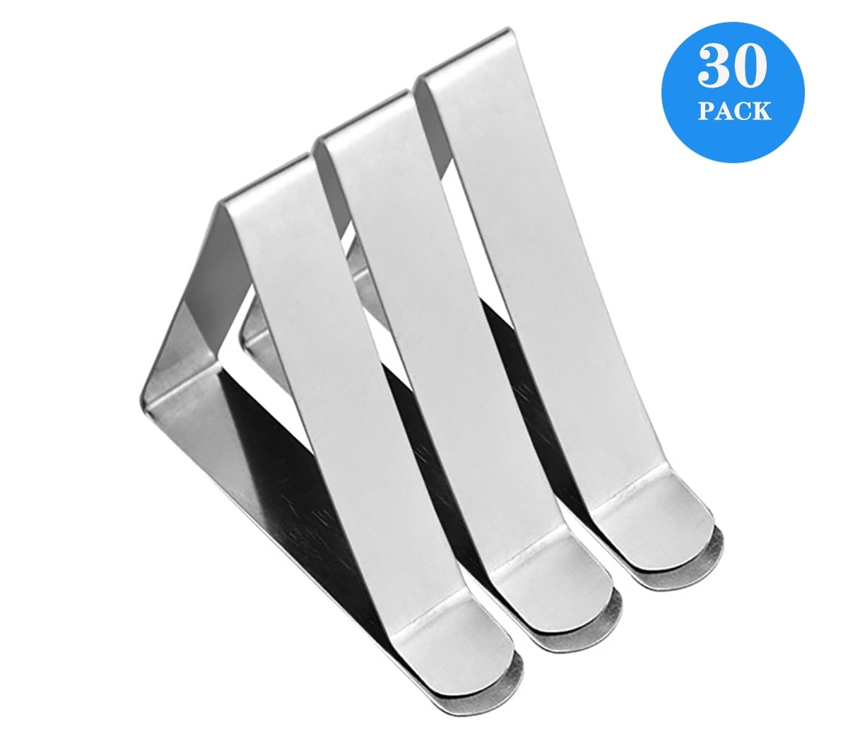 30 Pack Tablecloth Clips - Heavy Duty Stainless Steel Table Cloth ...