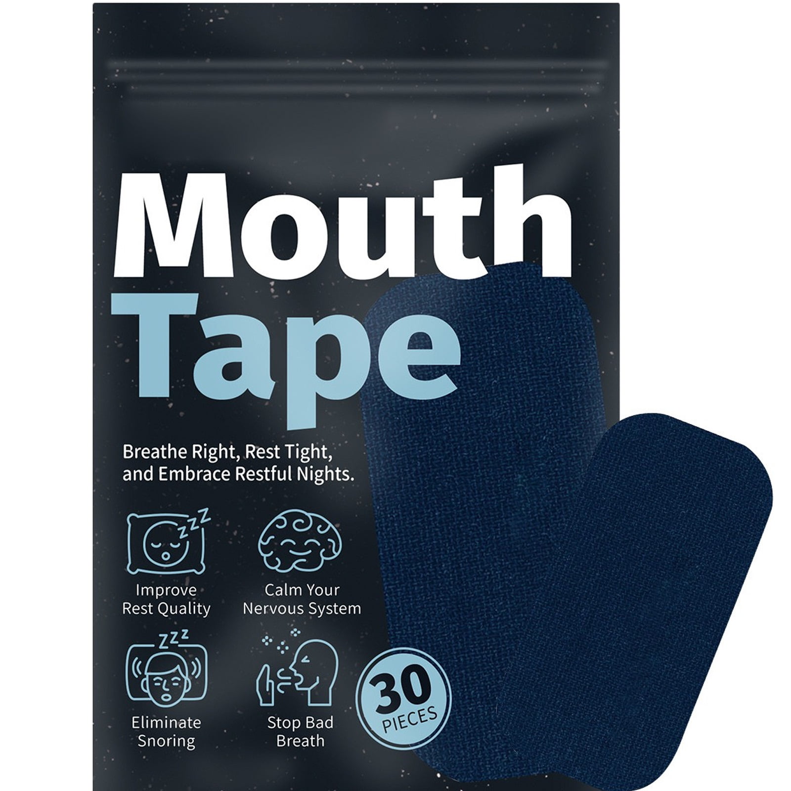 30 - Pack Tape Strips: Snoring Prevention Patch, Peaceful And ...