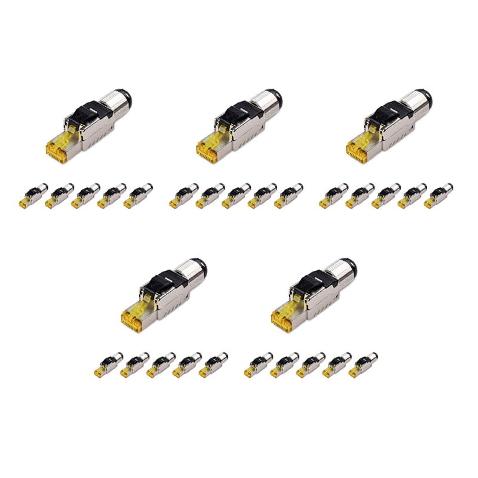 30-Pack Walmart Tool Free Shielded RJ45 8, Cat8 Field Termination Plug ...