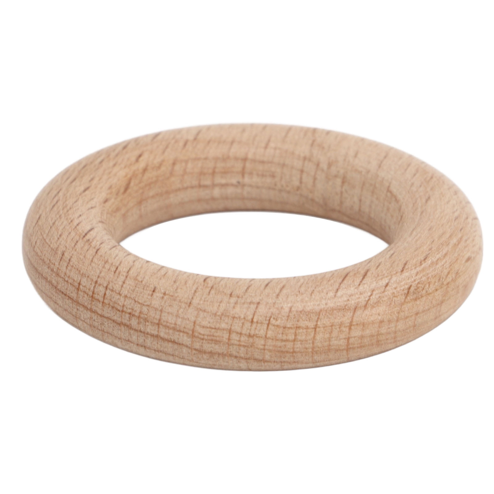 30-Pack Unfinished Beech Wood Rings for Macrame and DIY Crafts 30Pcs ...