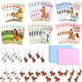 30 Pack Valentines Cards Classroom Kids Horse Day with Keychains ...
