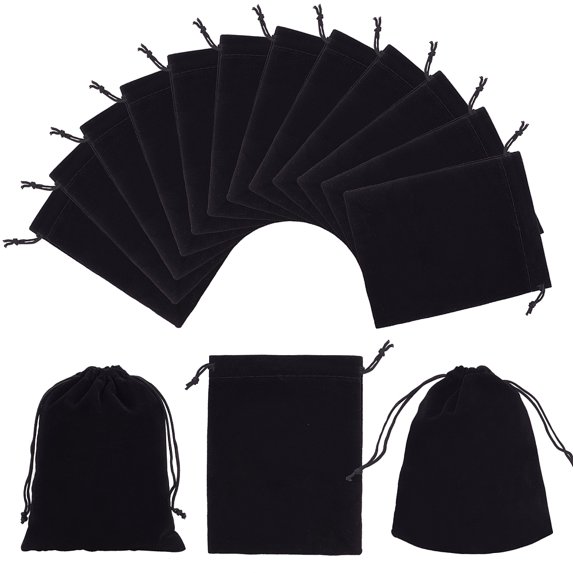 30 Pack Velvet Bags with Drawstring Velvet Jewelry Pouches Bags 4.7X 5 ...