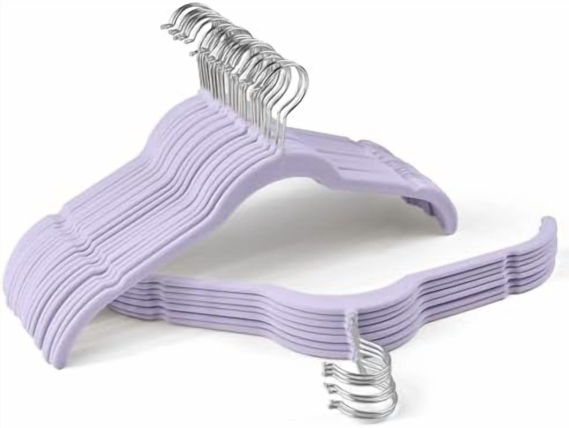 30 Pack Velvet Hangers - Non Slip Slim Hangers for Closet Organization ...