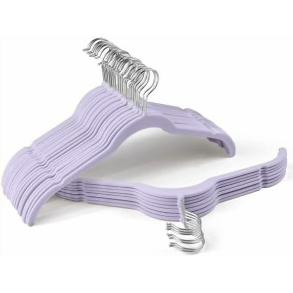 30 Pack Velvet Hangers - Non Slip Slim Hangers for Closet Organization ...