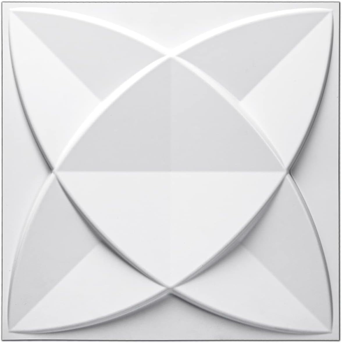 30 Pack White 3D Wall Panel for Interior Wall Décor, PVC Textured Wall ...