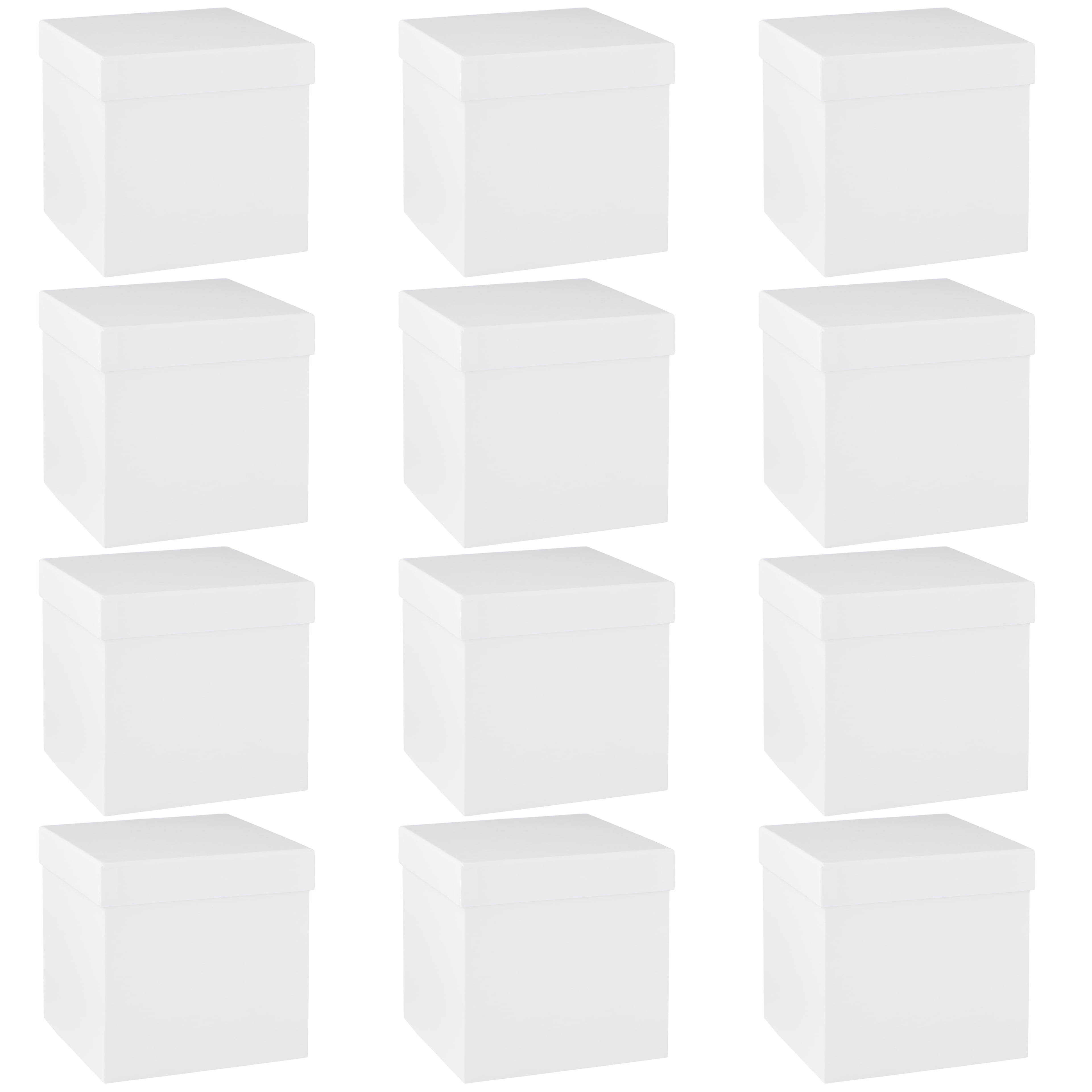 Celebrate It™ 30 Pack: Plain White Gift Boxes, Perfect for Presents ...