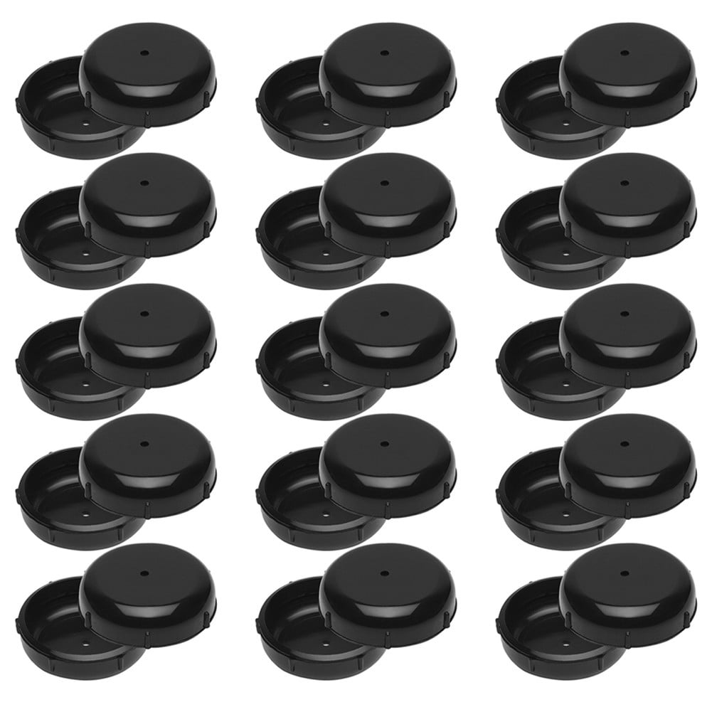 30 Pack Wrought Iron Patio Furniture Feet lid round Plastic Outdoor ...