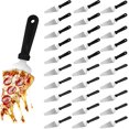 30 Pack10 Inch Pie Server, Pizza Spatula with Plastic Handle, Stainless ...