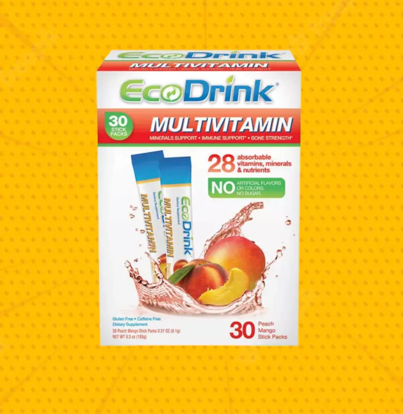 30 Packets Eco Drink EcoDrink Complete Multivitamin Electrolyt Mix ...