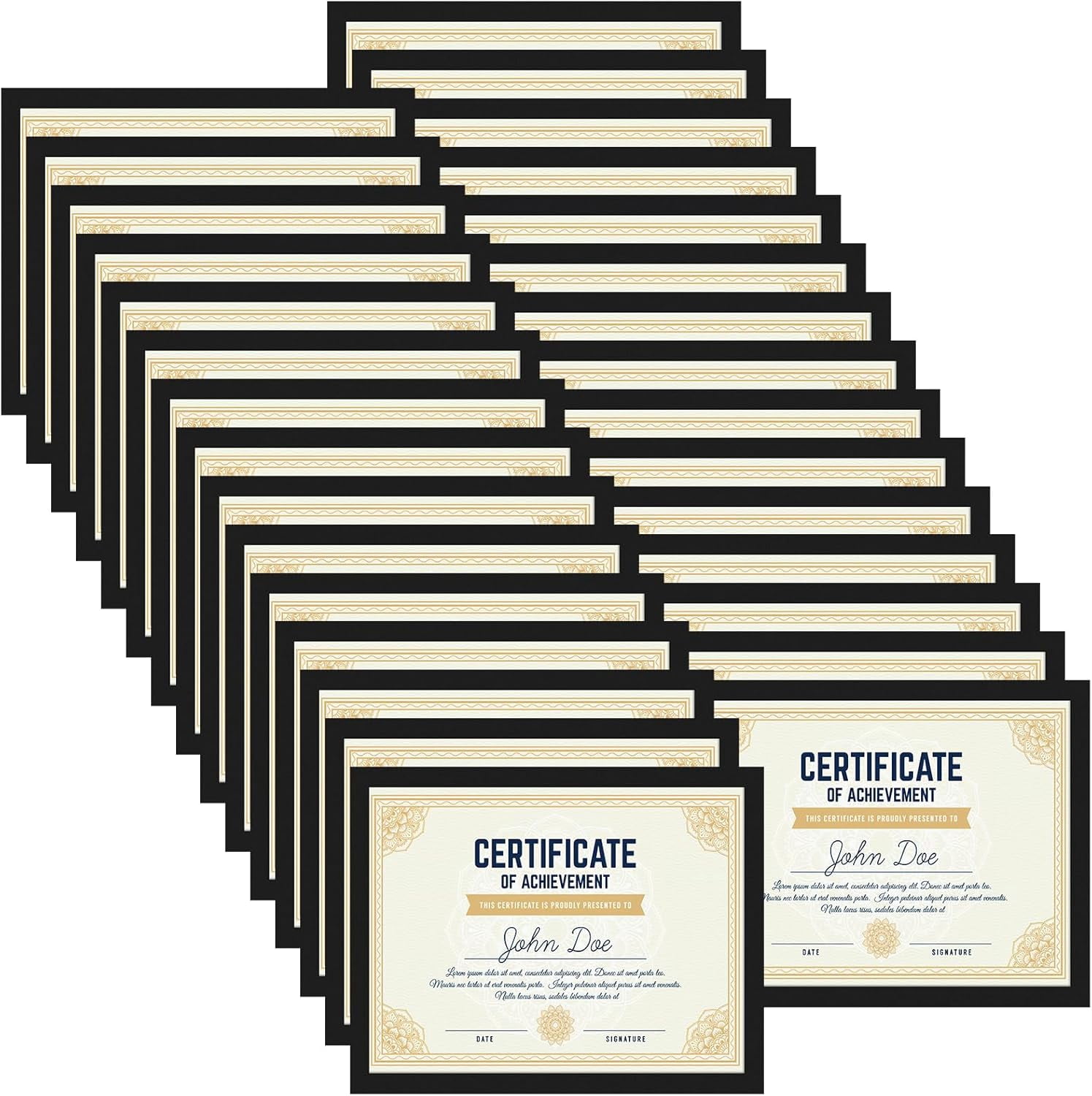 30 Packs 8.5 x 11 Magnetic Picture Frame Bulk, 8.5 by 11 Certificate ...