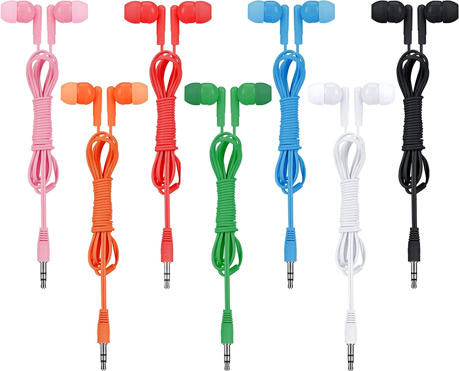 30 Packs Earbuds Bulk Headphones for Classrooms, Student Earphones ...