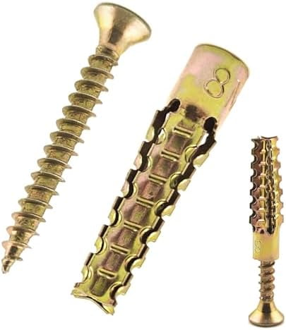 30 Packs Hollow Wall Anchors with Screws, Loose Hinge and Stripped Hole ...