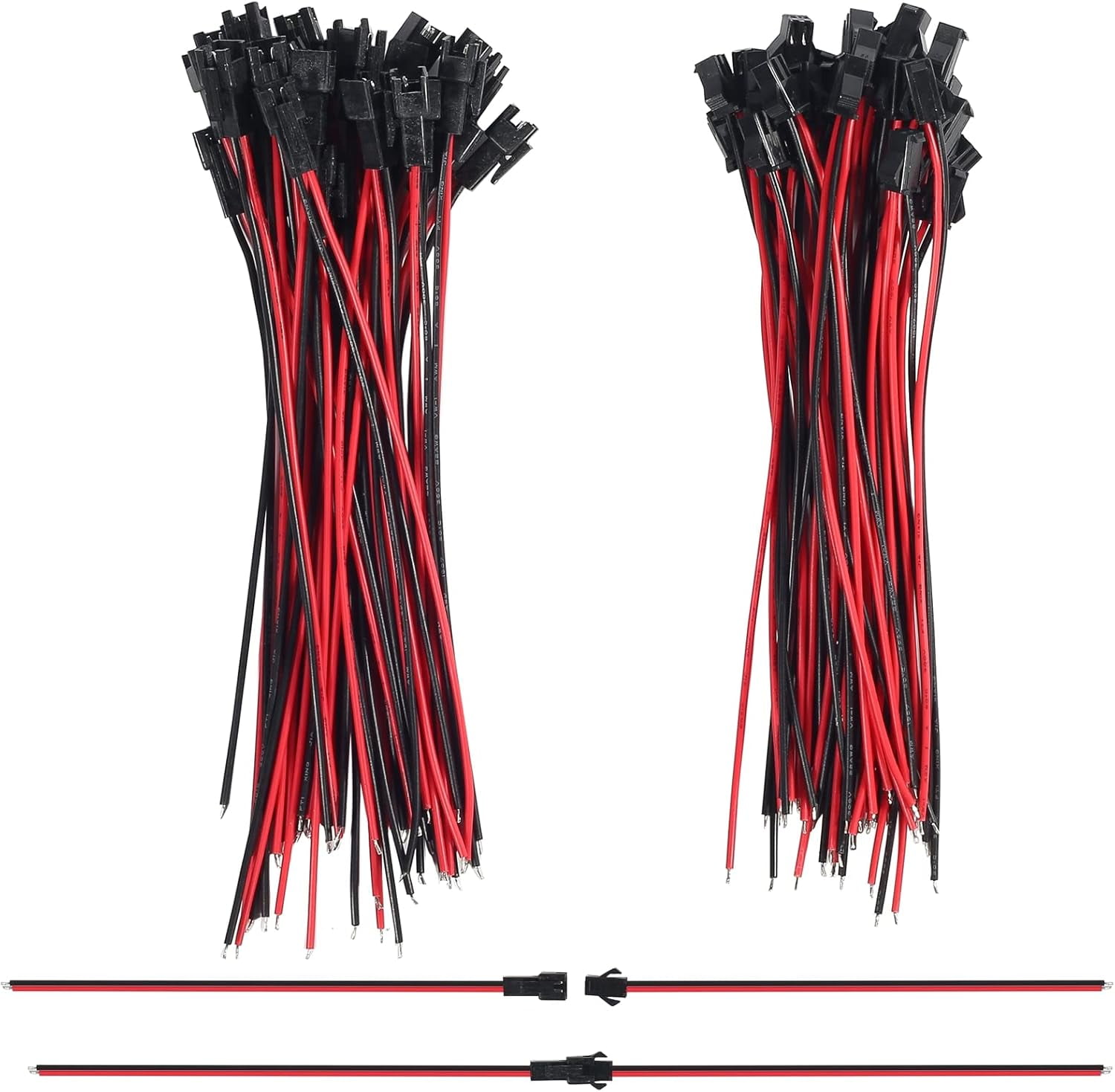 30 Pairs 2 Pin JST Connector Micro Electrical Male and Female Connector ...