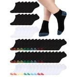 COOPLUS 30 Pairs Ankle Socks Bulk for Women Low Cut Breathable ...