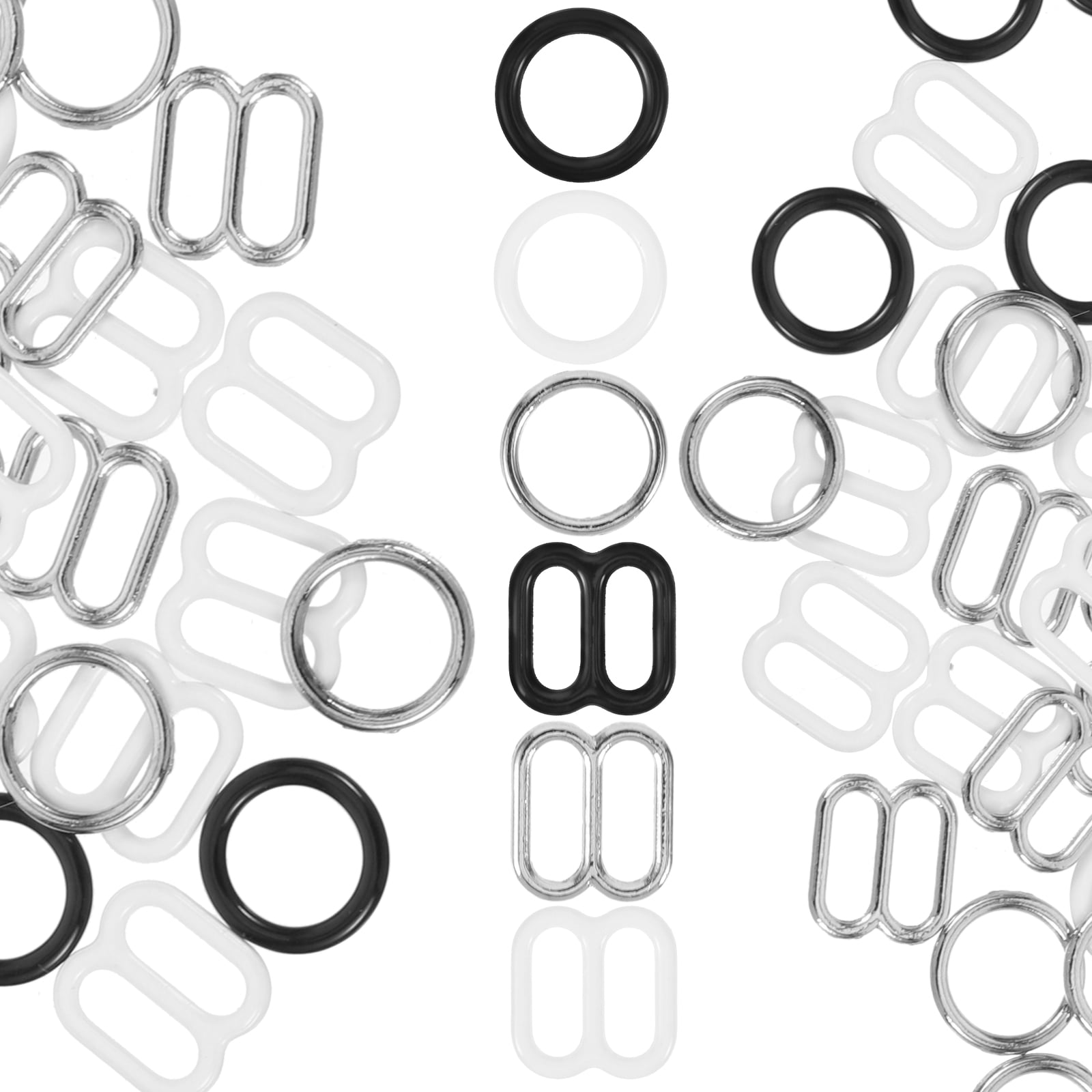 30 Pairs Hooks Bra Straps Replacement Women Convenient Clip Metal ...