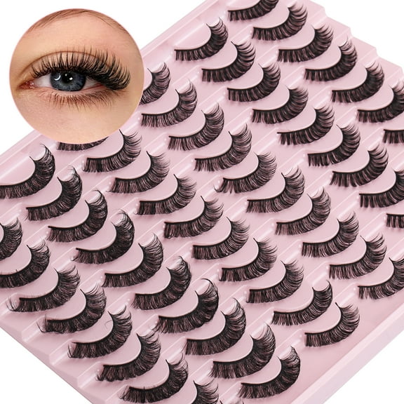 i-ENVY 5 Pairs Demi Wispies False Lashes Multi Pack Natural Look ...
