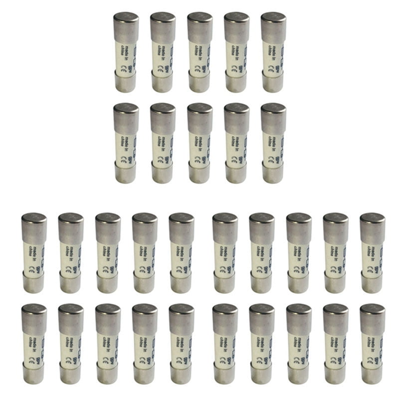 30 Pcs 1000 Fuse Solar PV Explosion-Proof Fuse Silver - 12A - Walmart.com