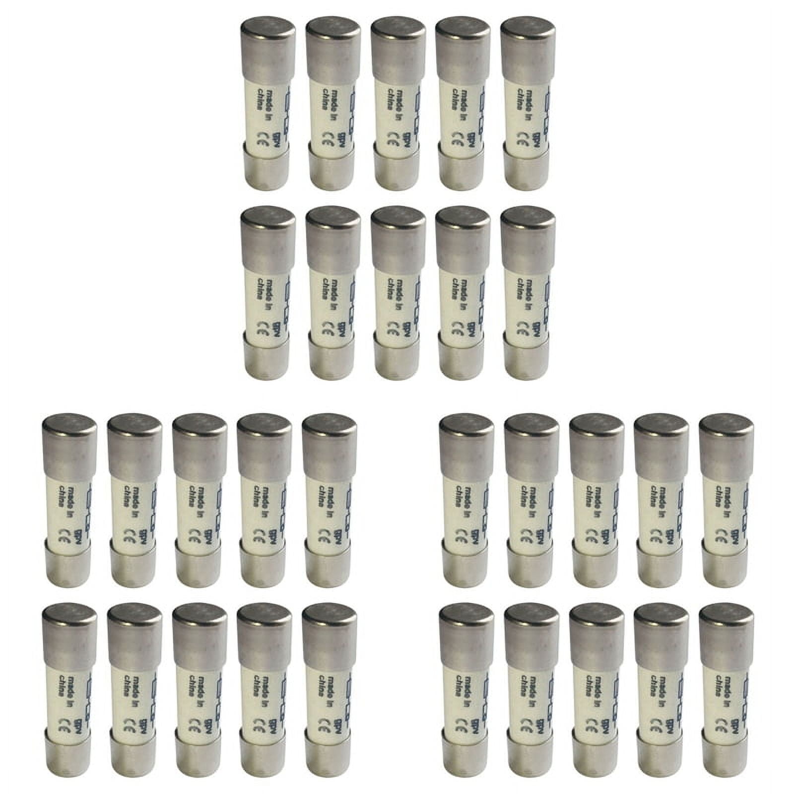 30 Pcs 1000 Fuse Solar PV Explosion-Proof Fuse Silver - 20A - Walmart.com